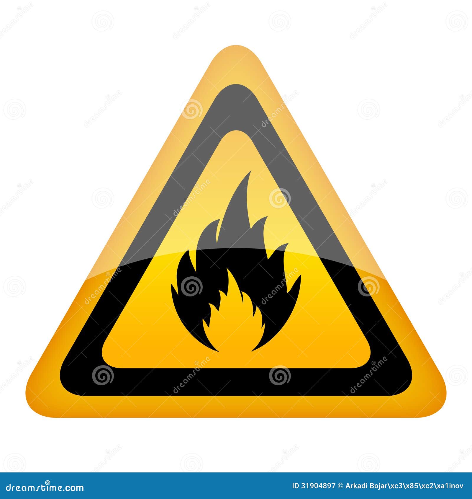 Segno del fuoco di vettore illustrazione vettoriale. Illustrazione di ...