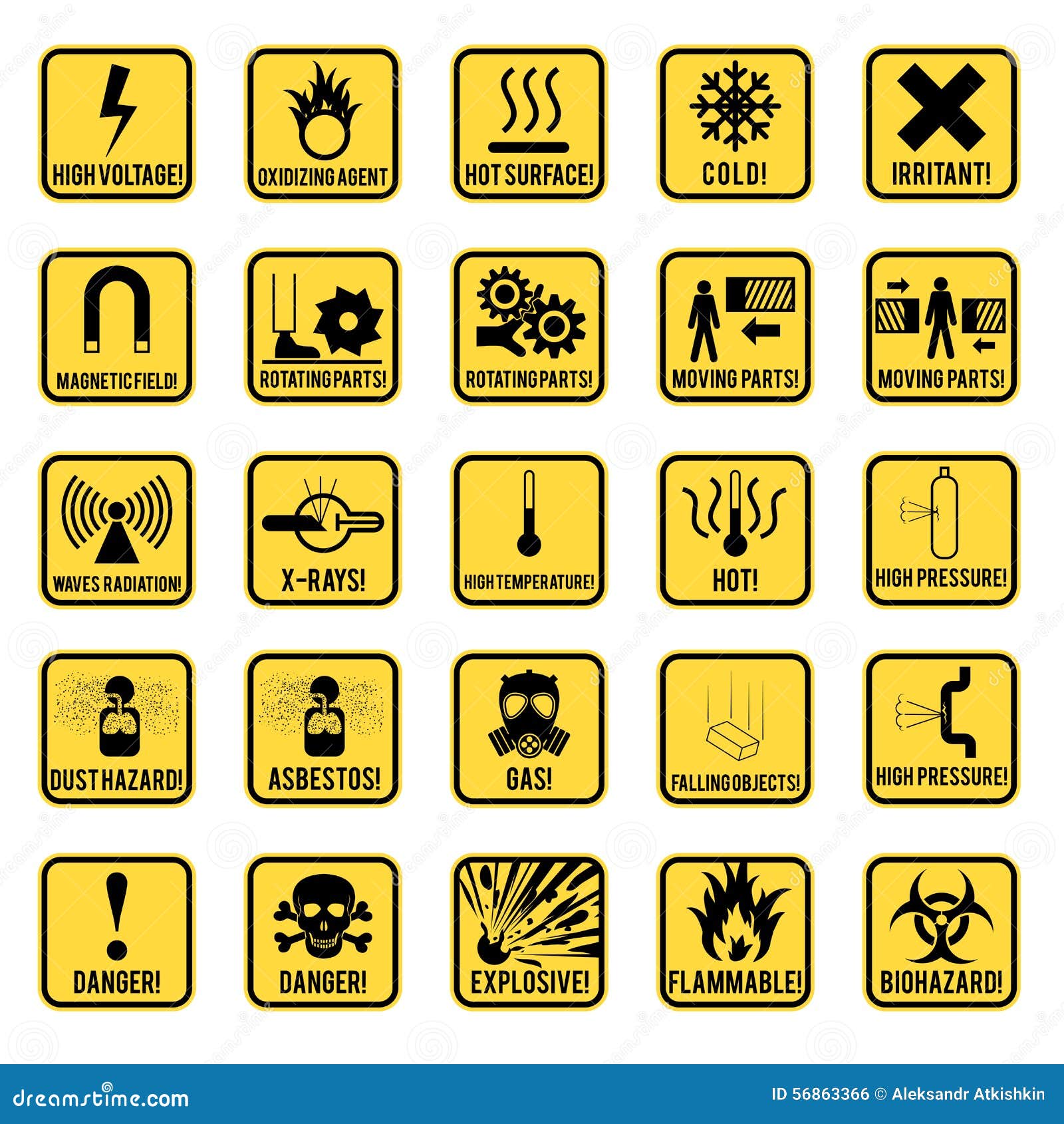 Segno del pericolo illustrazione vettoriale. Illustrazione di zona ...