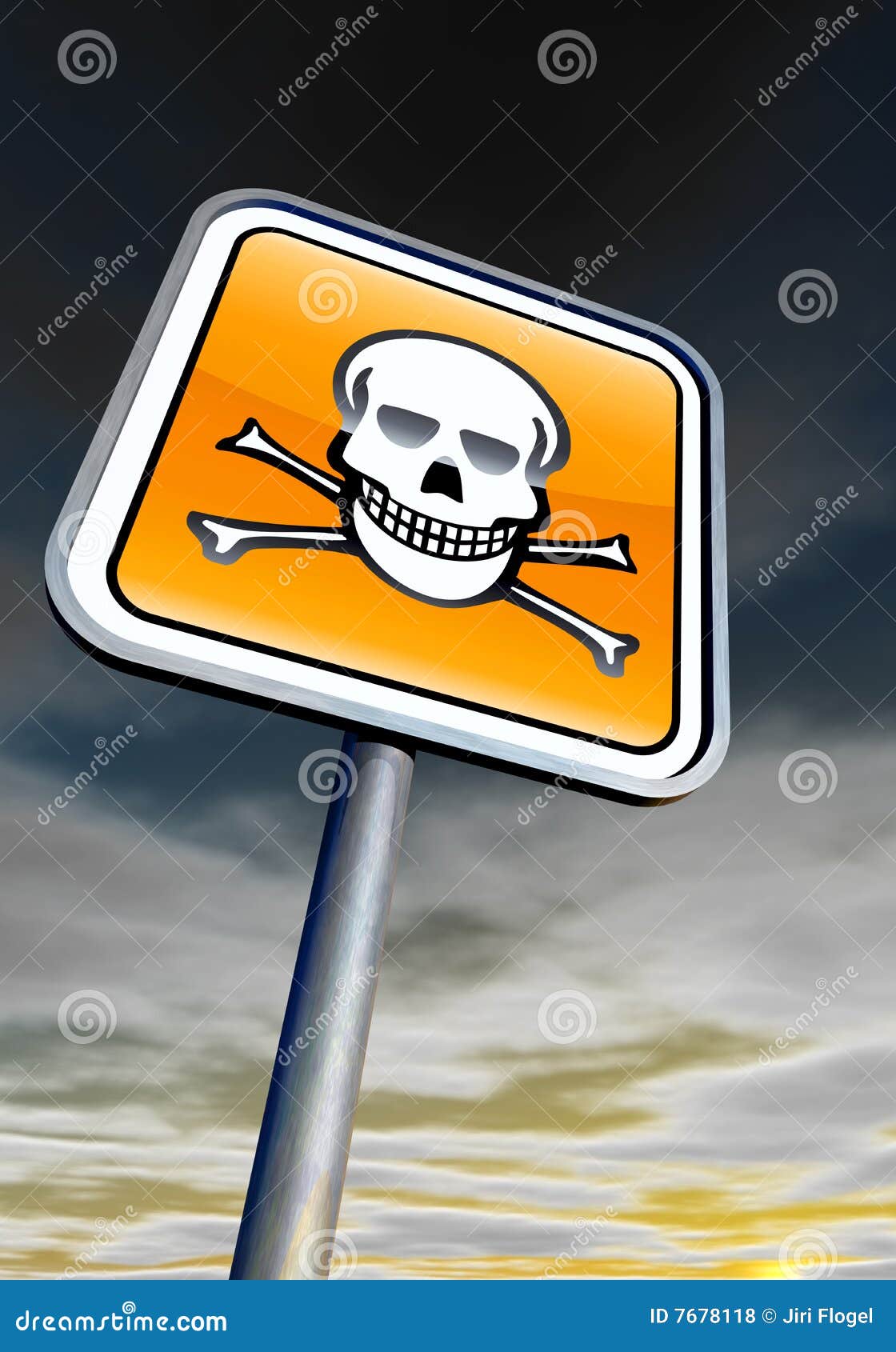 Segno del pericolo illustrazione di stock. Illustrazione di crudele ...