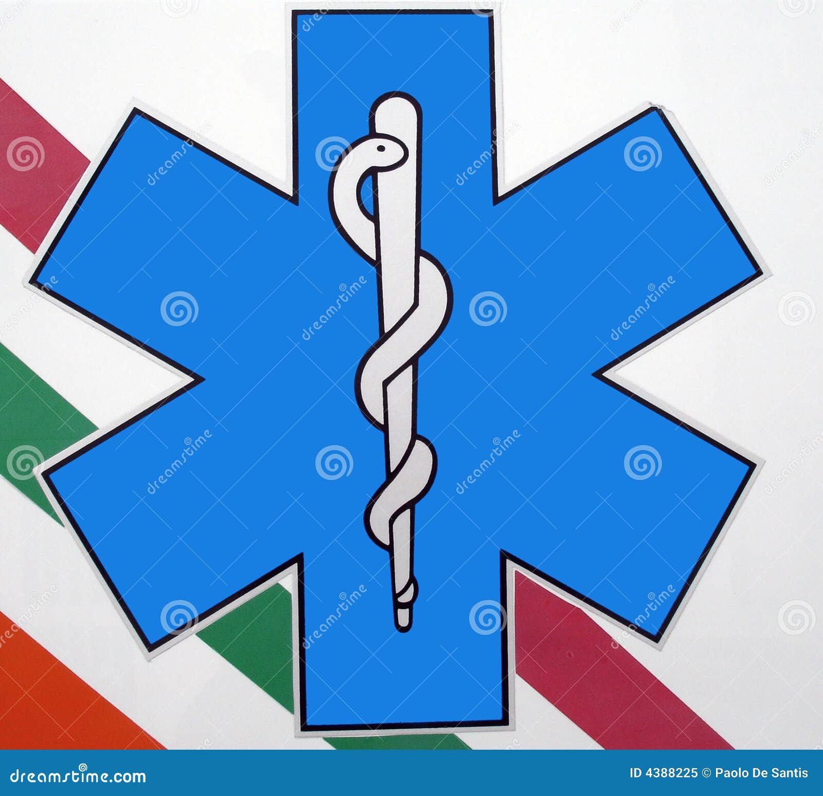 Segno dell'ambulanza immagine stock. Immagine di idea - 4388225