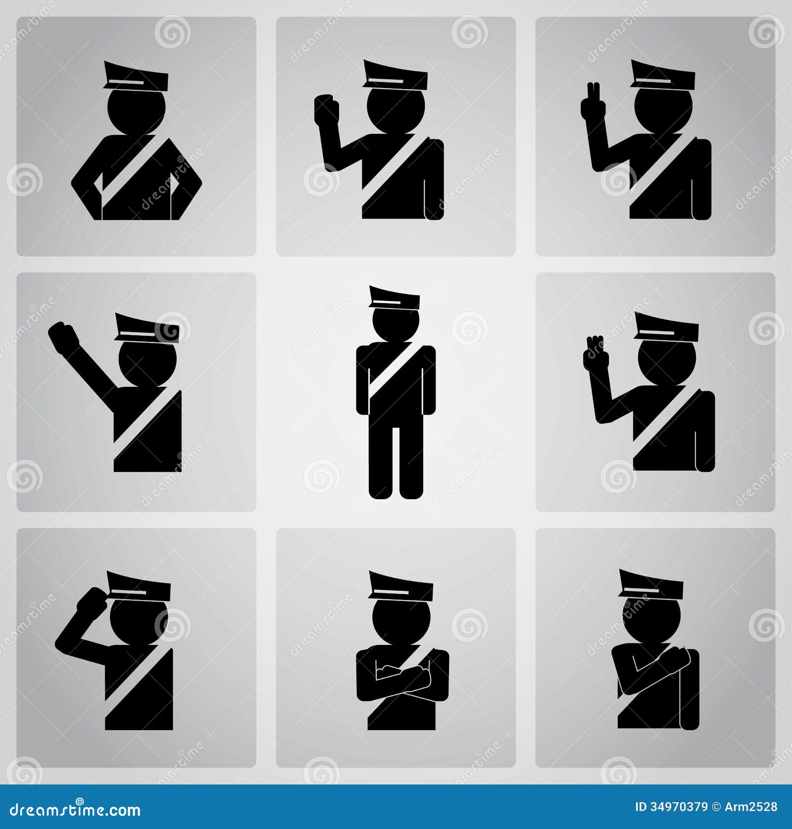 Segno Dell'uomo Di Rispetto Illustrazione Vettoriale - Illustrazione di ...