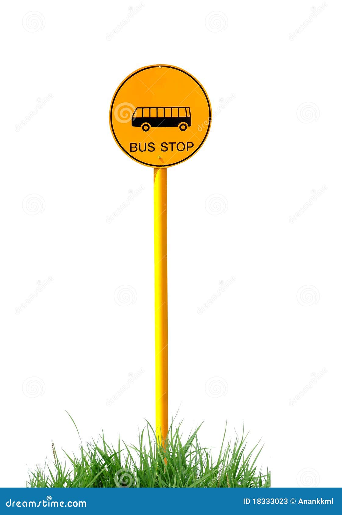 Segno Della Fermata Dell'autobus Immagine Stock - Immagine di metallo ...