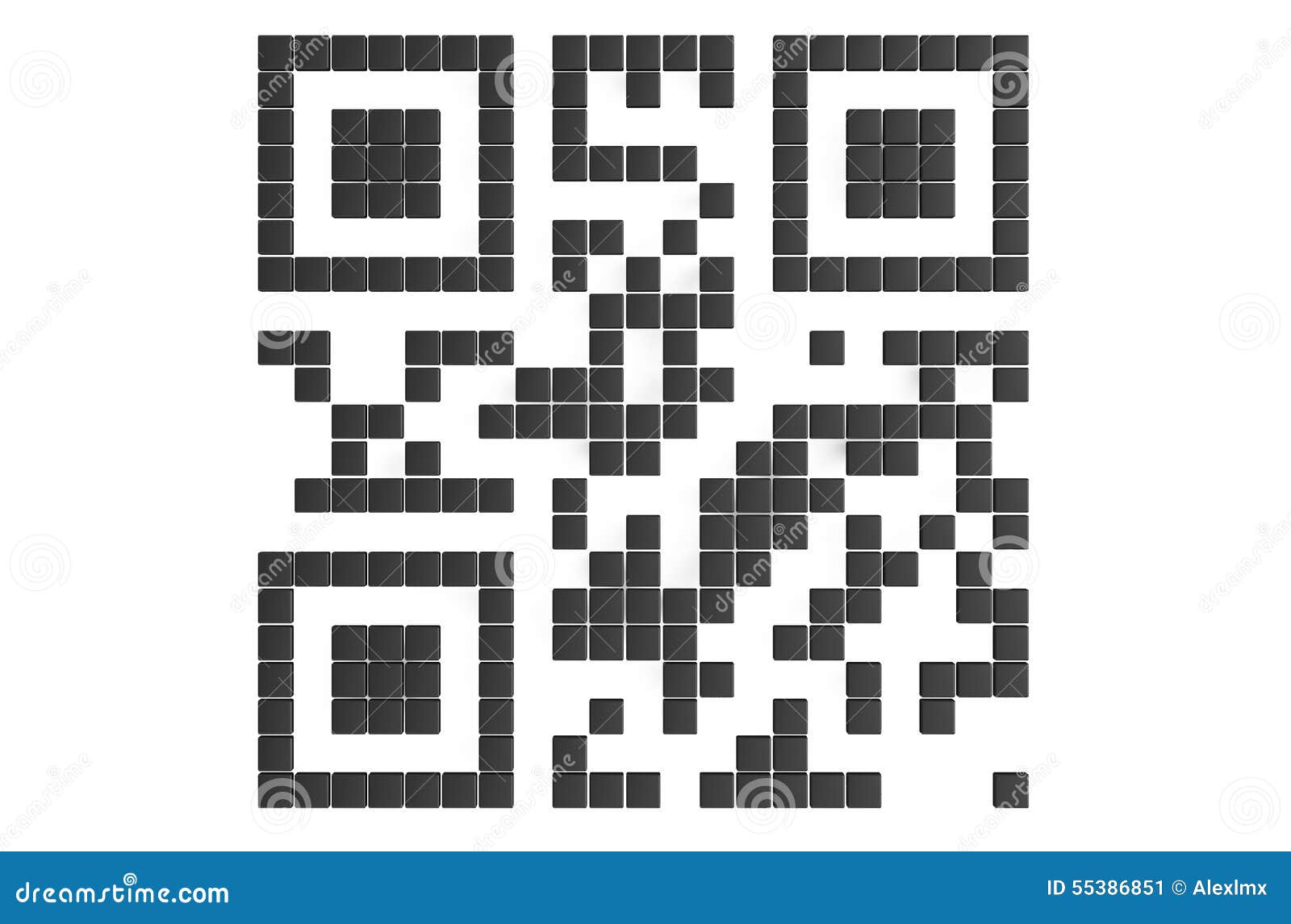 Segno di codice di QR illustrazione di stock. Illustrazione di puntini ...