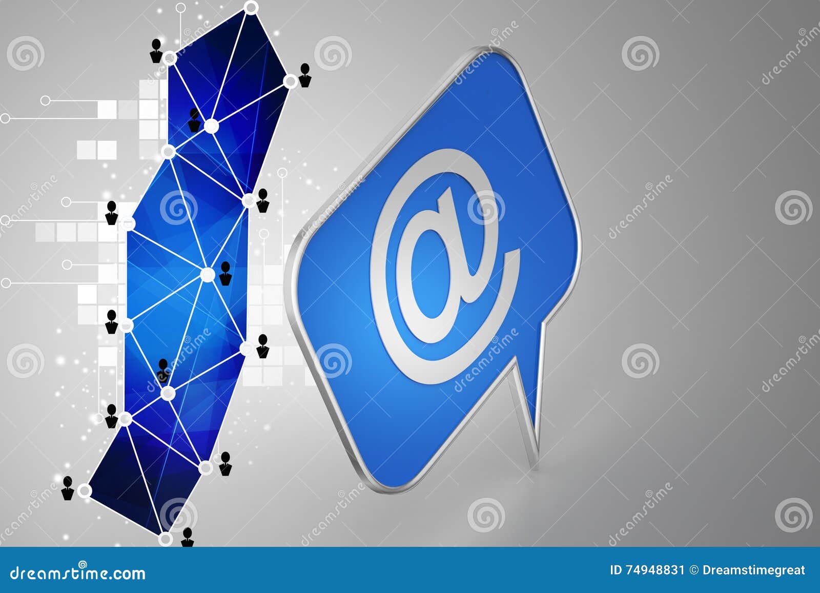 Segno Di Internet Con La Bolla Di Chiacchierata Illustrazione di Stock ...