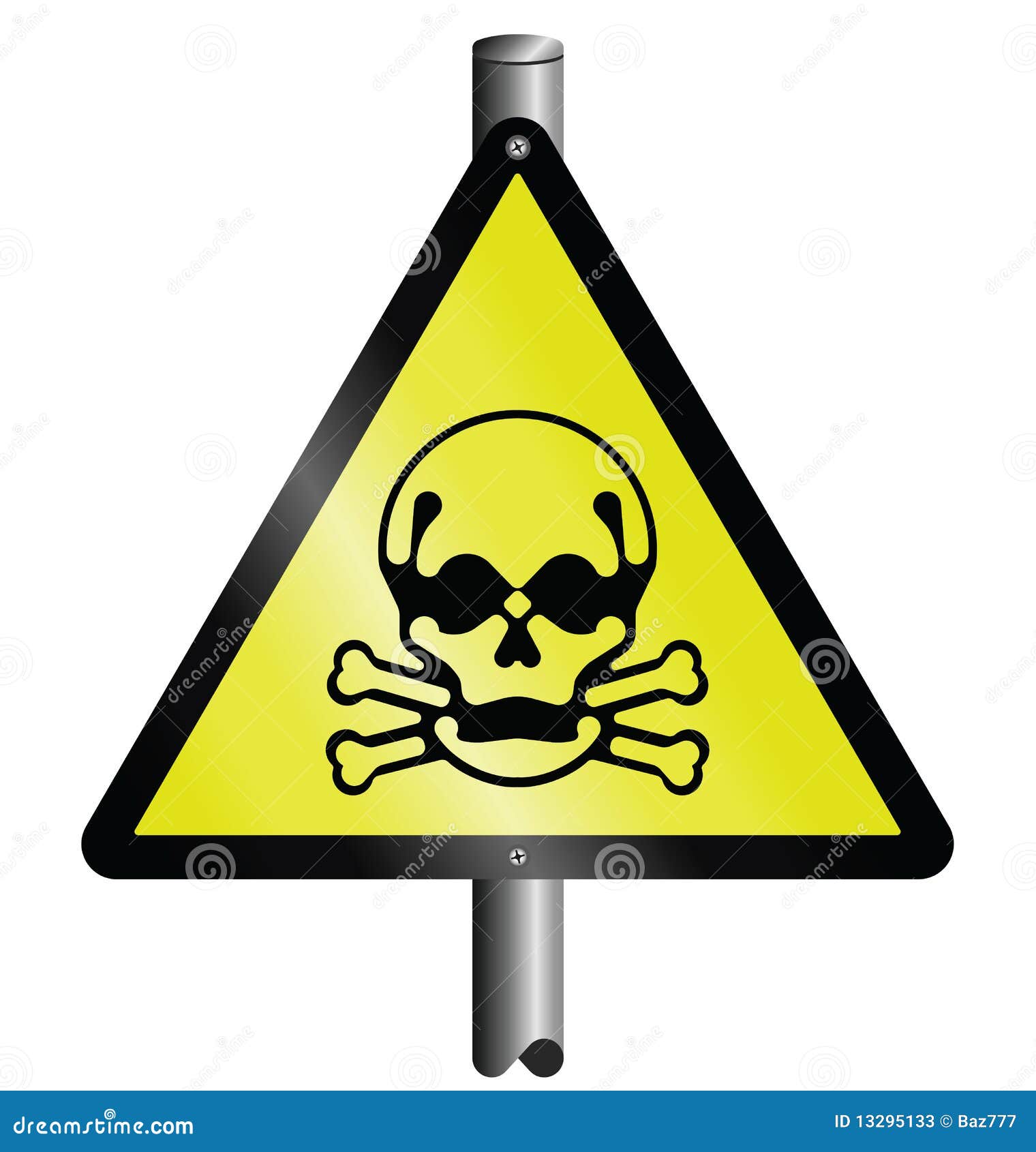 Segno di rischio tossico illustrazione vettoriale. Illustrazione di ...