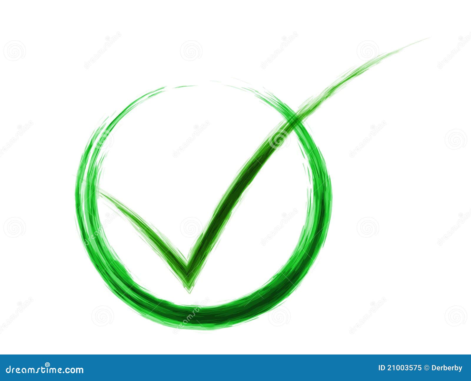 Segno di spunta illustrazione vettoriale. Illustrazione di contrassegno ...