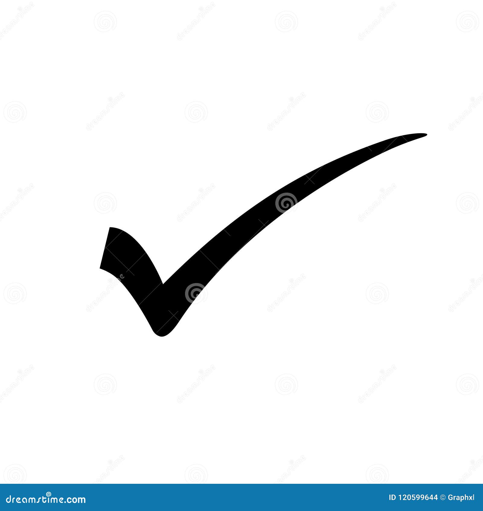 Segno Di Spunta O Tick Icon No 1 Illustrazione Vettoriale ...