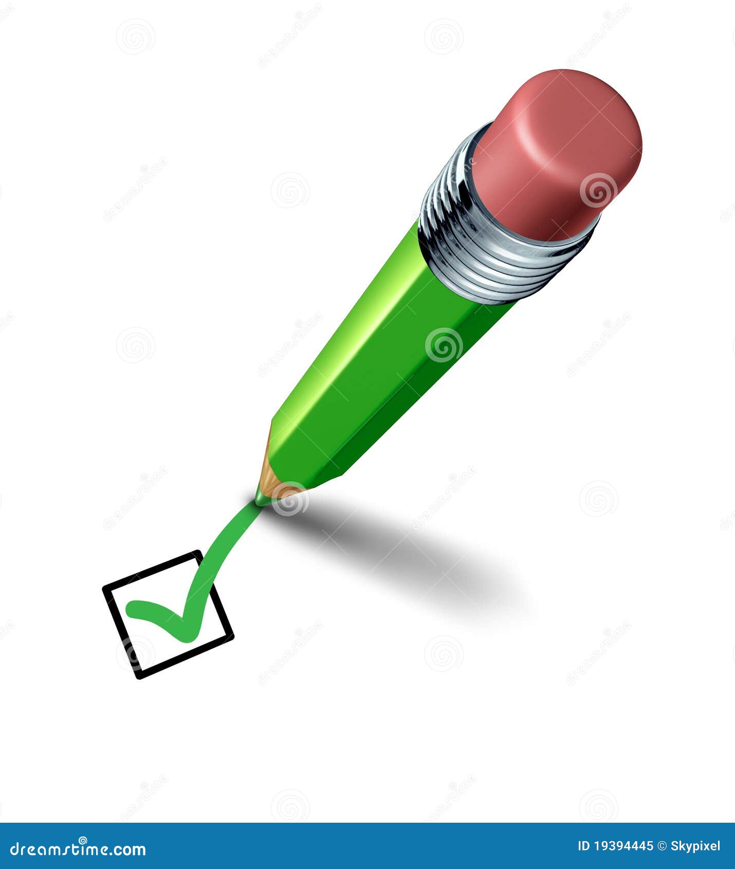 Segno di spunta verde illustrazione di stock. Illustrazione di ...