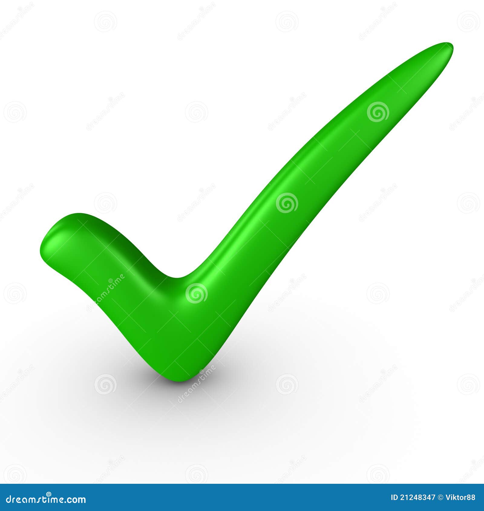 Segno di spunta verde illustrazione di stock. Illustrazione di ...