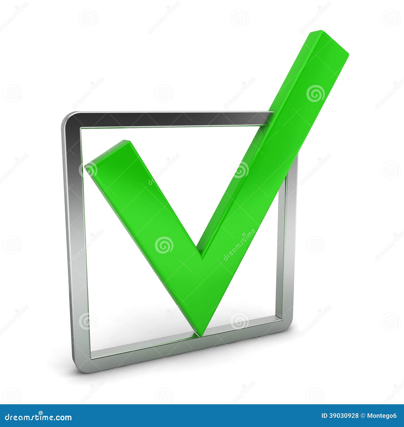Segno di spunta verde illustrazione di stock. Illustrazione di icona ...