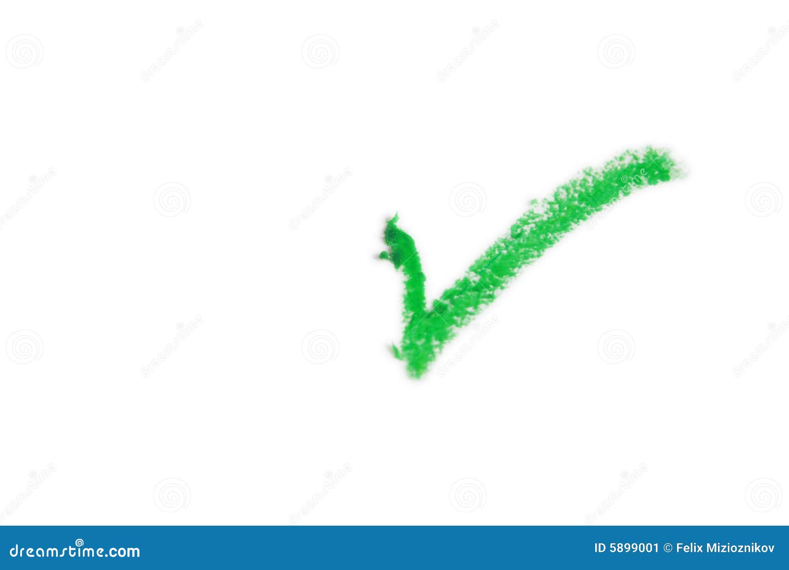 Segno di spunta verde immagine stock. Immagine di sfondo - 5899001