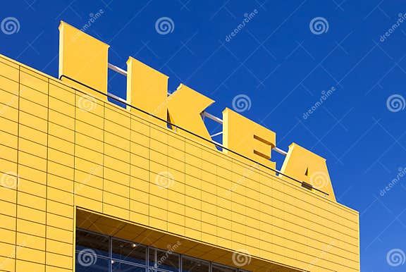 Segno IKEA Ad IKEA Samara Store Immagine Stock Editoriale - Immagine di ...