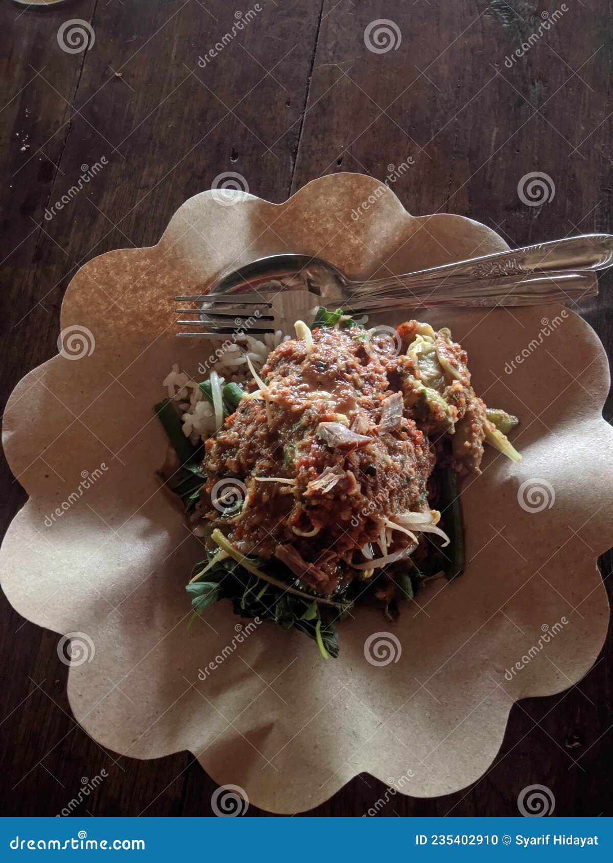 Sego Pecel SULUK stock photo. Image of pecel, east, composition - 235402910