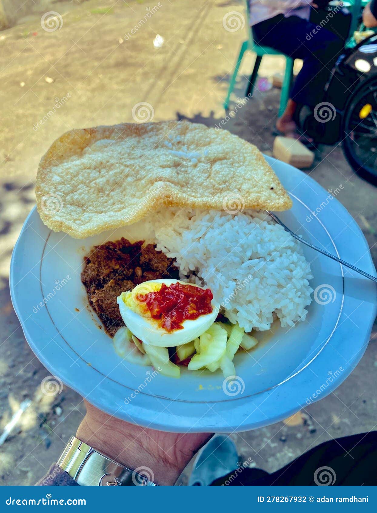 Sego Pupuk Typical Food of the Land of Java Stock Photo - Image of ...