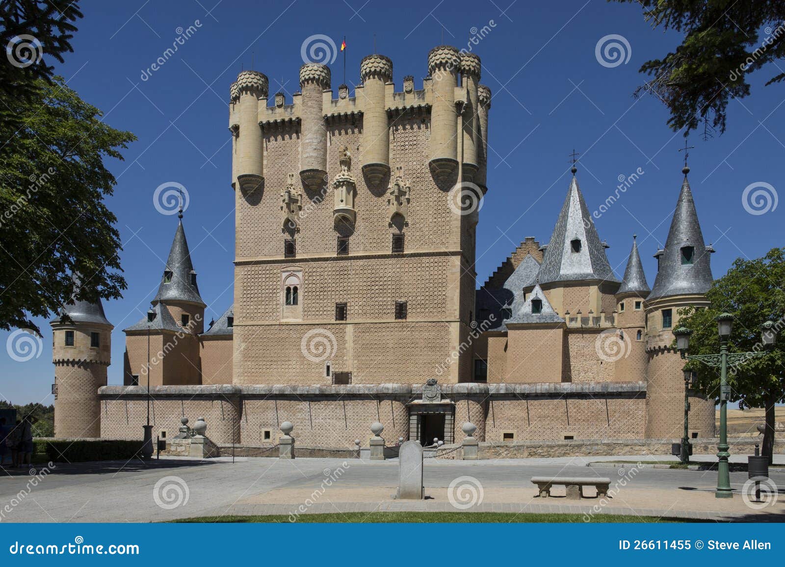 Segovia - Castillo De Coca -Spain Stock Image - Image of castilla ...