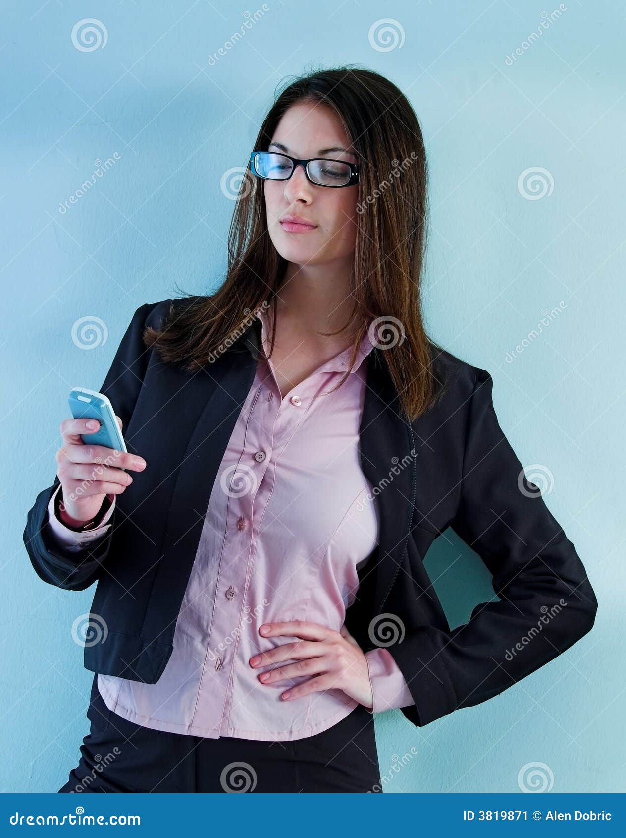 Segretaria immagine stock. Immagine di commercio, signora - 3819871