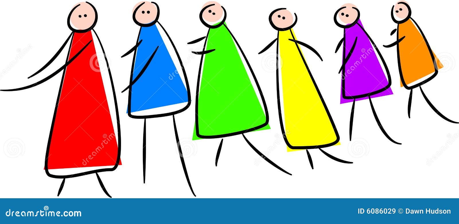 Seguimento ilustração do vetor. Ilustração de amigos, seguidores - 6086029