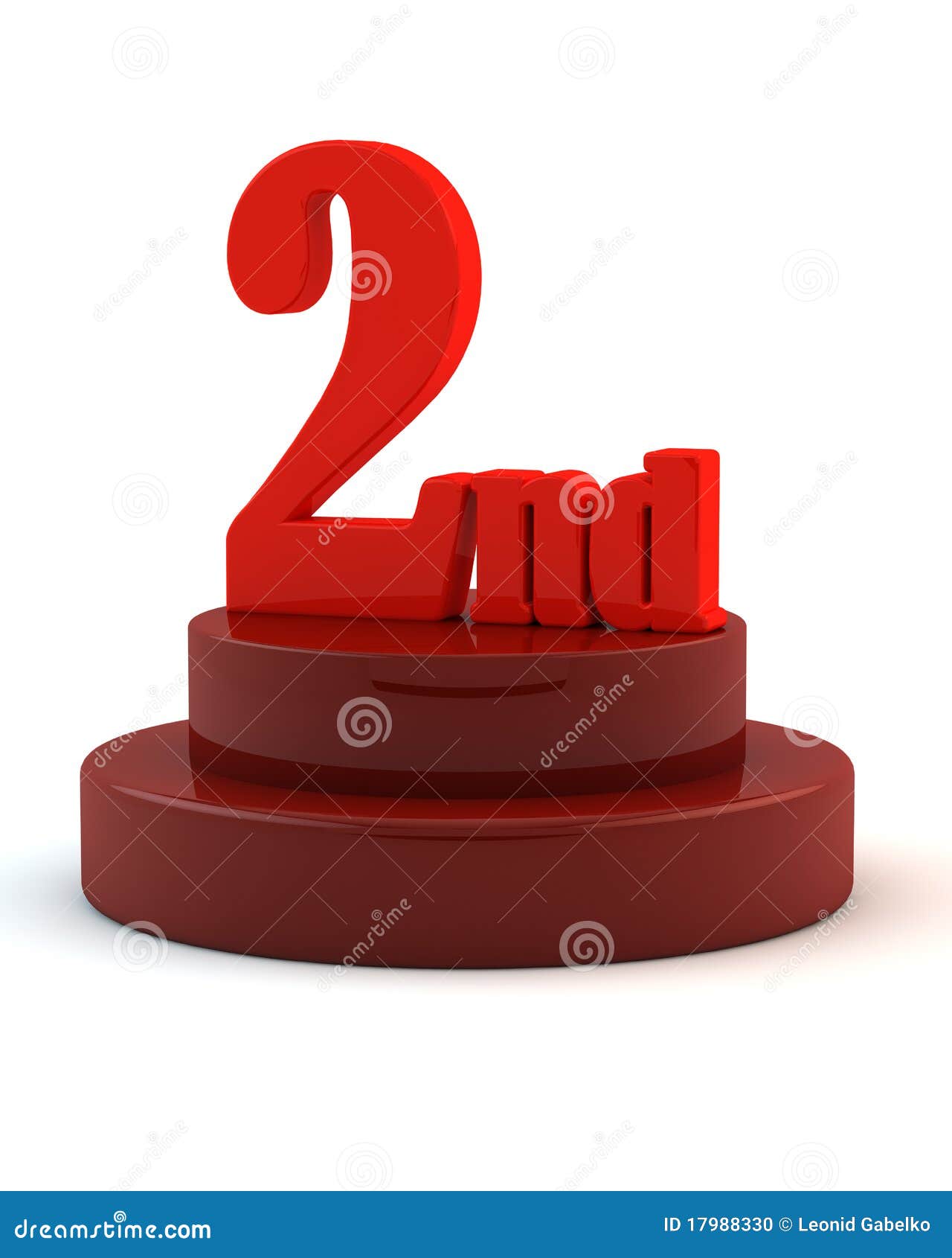 Segundo lugar stock de ilustración. Ilustración de acabamiento - 17988330