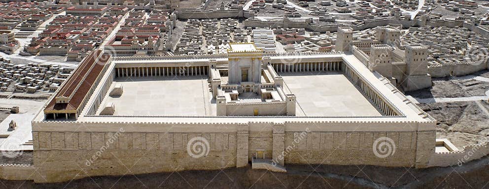 Segundo Templo De Jerusalén Foto editorial - Imagen de religioso, real ...