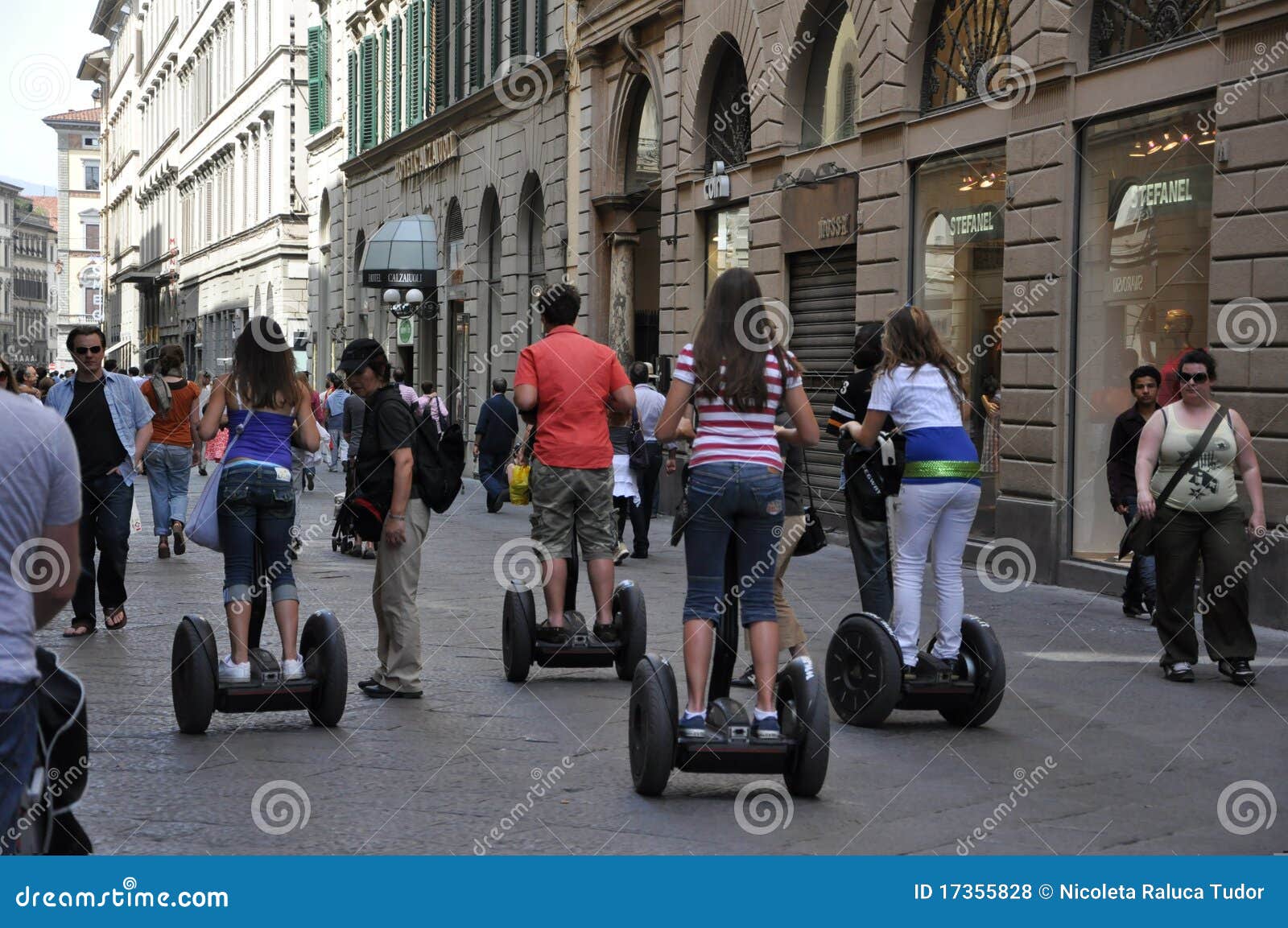 Segways on the Streets of Italy Editorial Stock Photo - Image of event ...