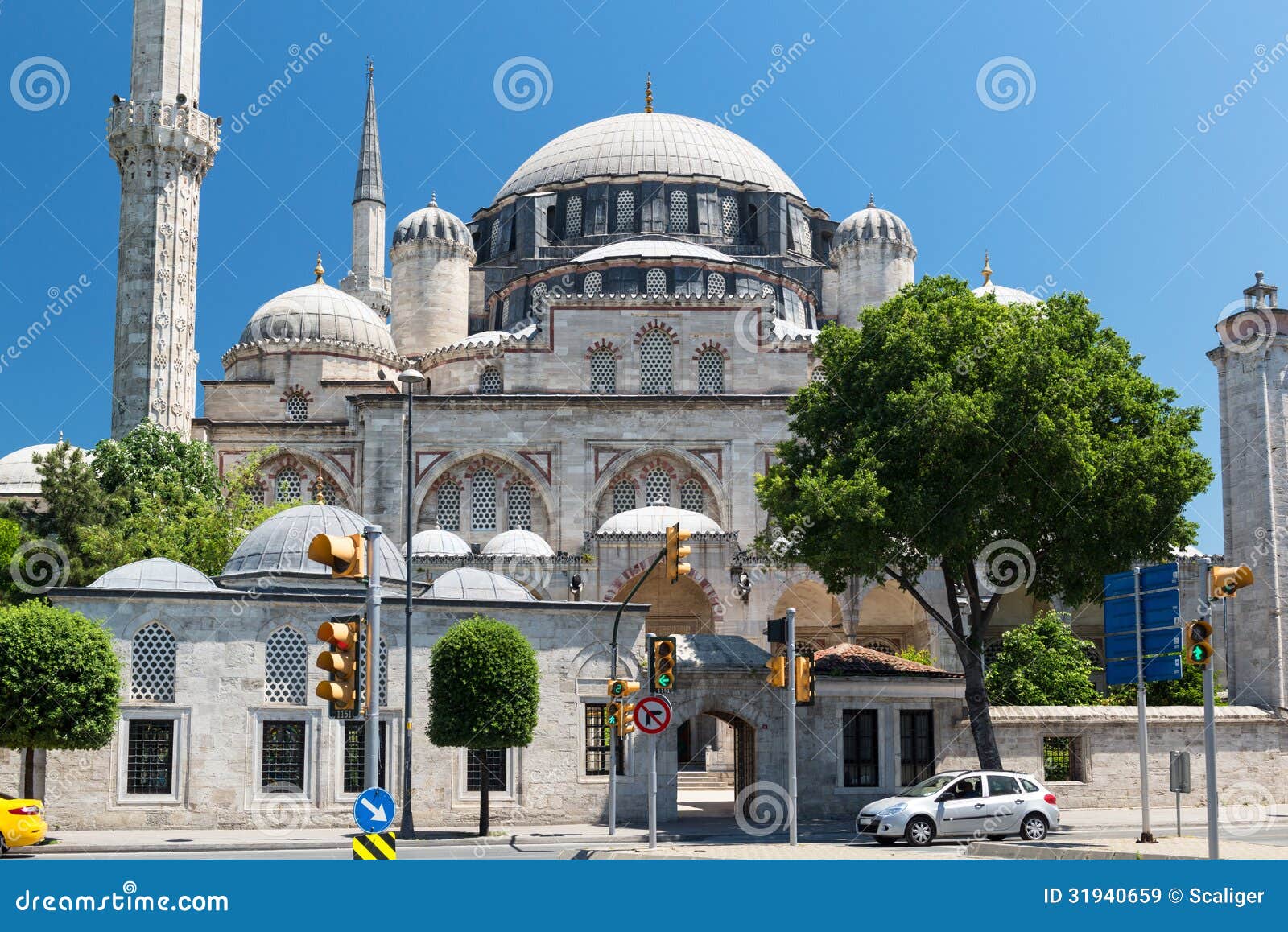 Sehzade Mosque And Tomb Of Sehzade Mehmed, Istanbul, Turkey Stock Image ...