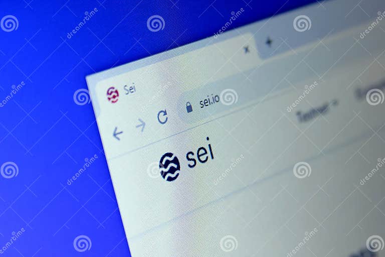 Sei Cryptocurrency Blockchain Editorial Stock Image - Image of ...