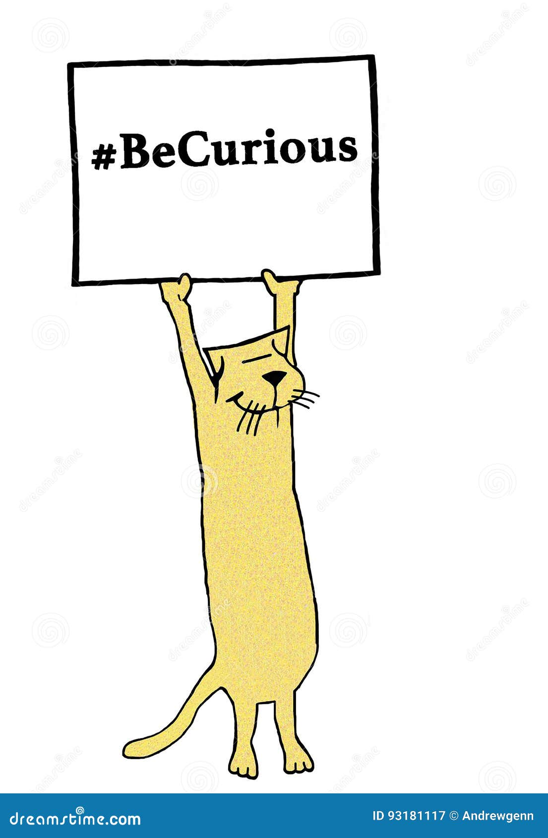 Seien Sie neugierig stock abbildung. Illustration von untersuchen ...