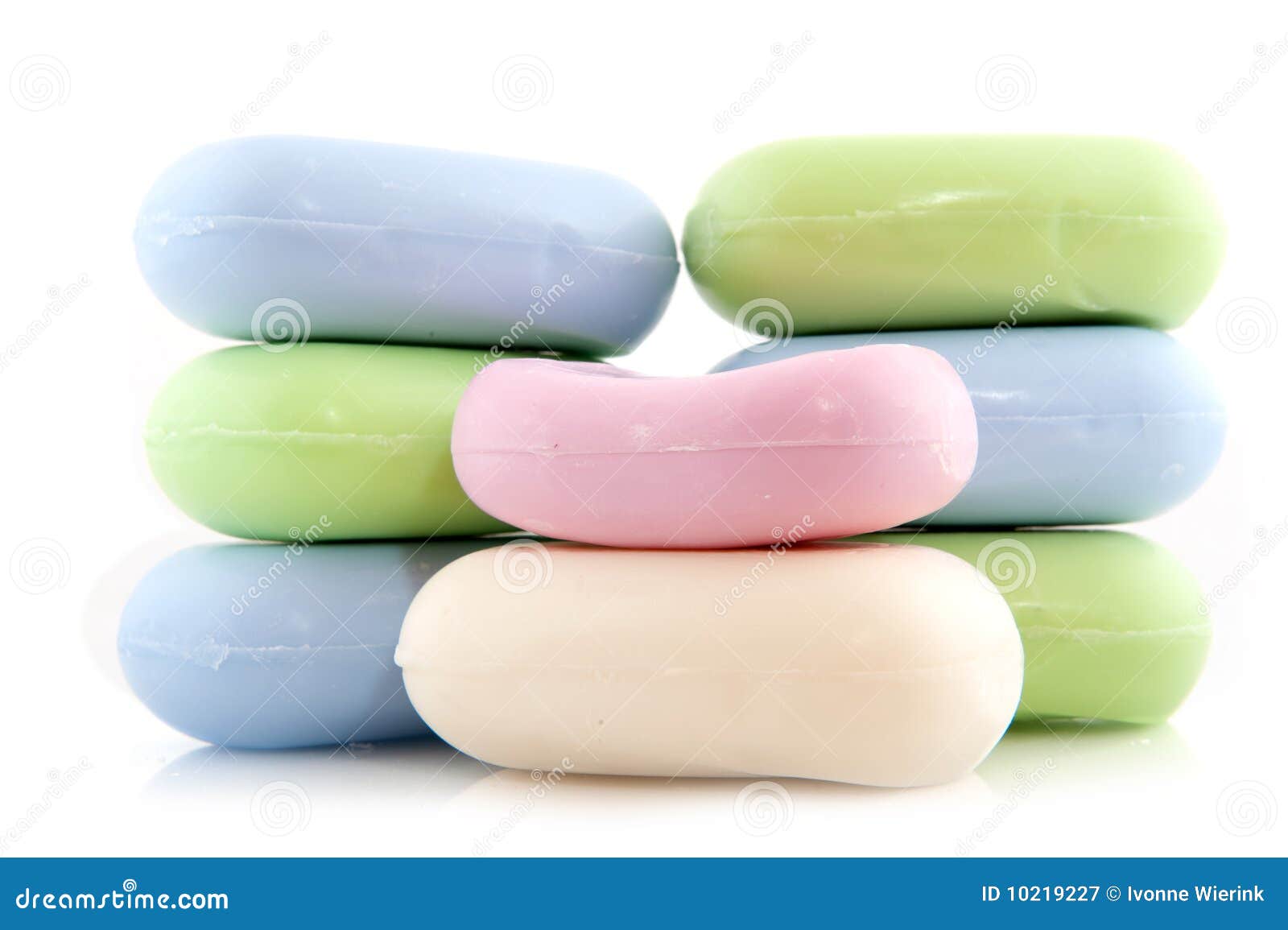 Seife stockbild. Bild von gefärbt, blau, grün, gestapelt - 10219227