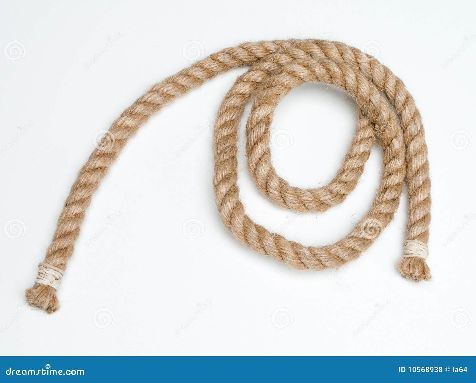 Seil stockfoto. Bild von ausgefranst, getrennt, härte - 10568938