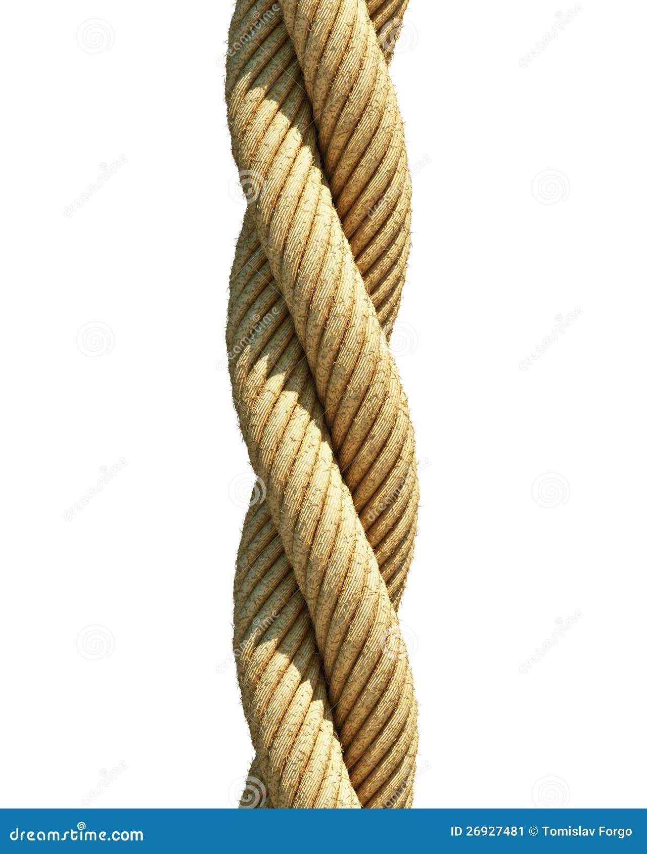 Seil stockbild. Bild von schnitt, getrennt, spirale, einzeln - 26927481