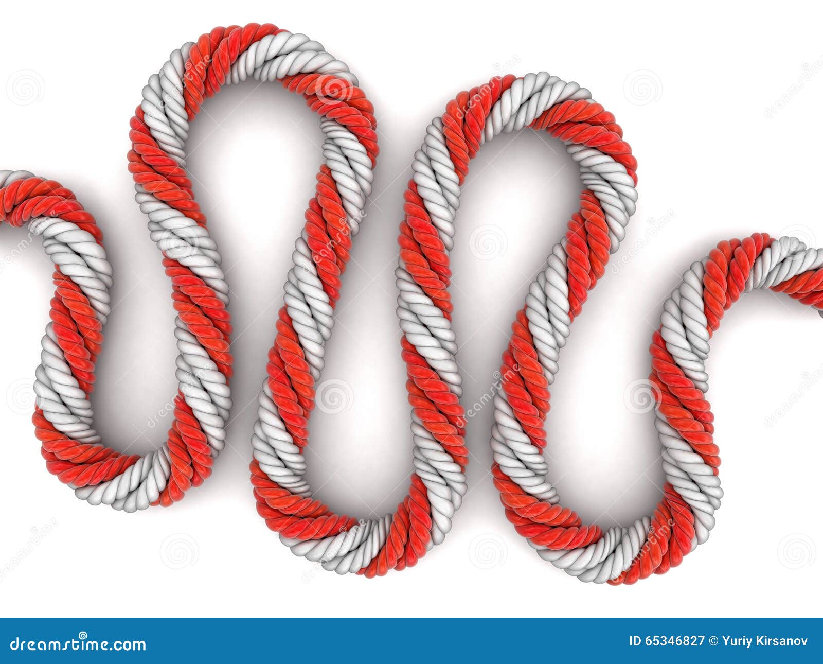 Seil stock abbildung. Illustration von konkav, torsion - 65346827