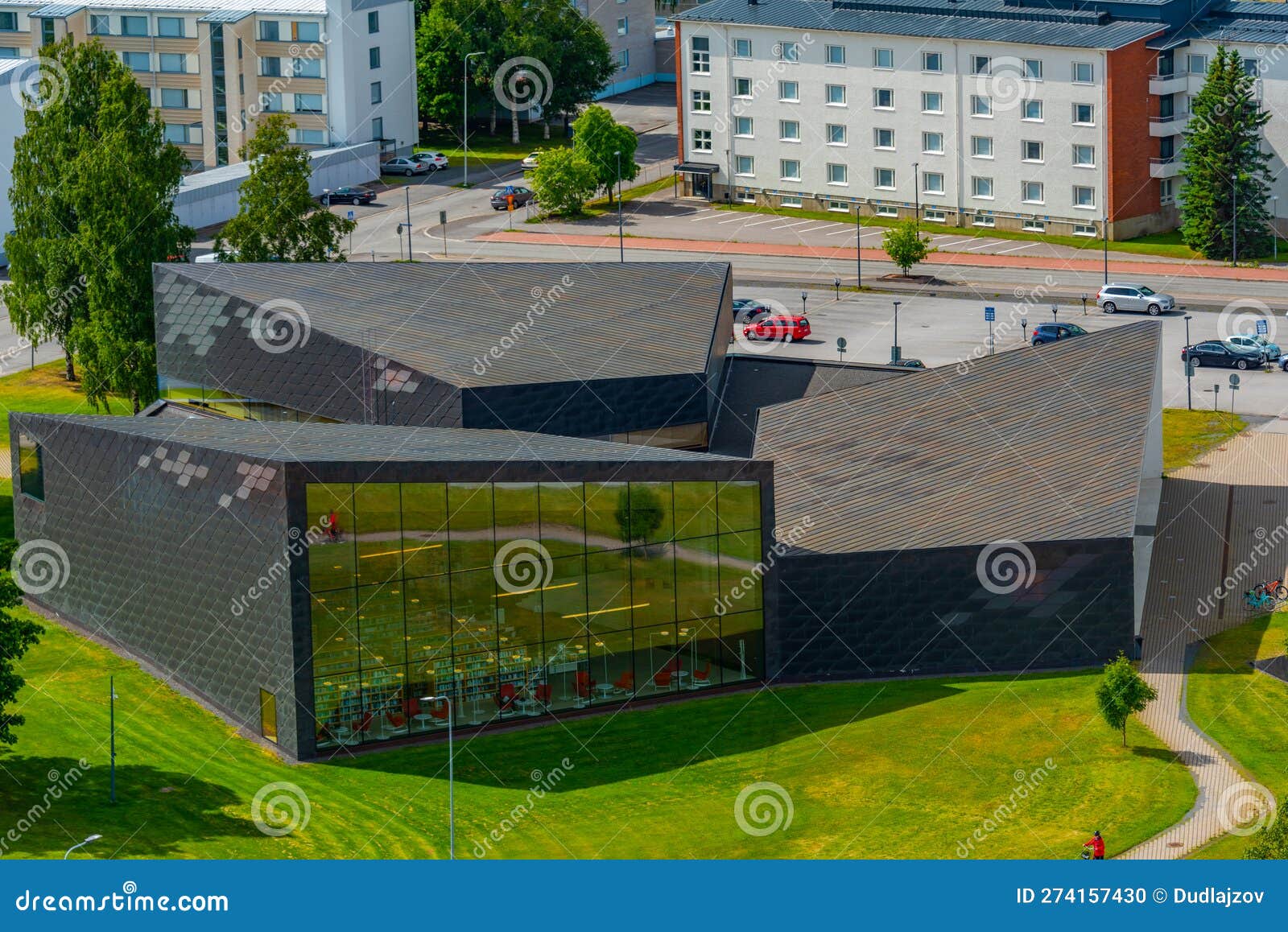 Seinajoki Main Library in Finland Editorial Image - Image of culture ...