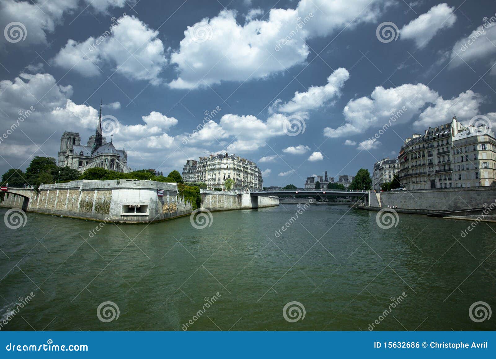 The Seine stock photo. Image of travel, seine, europe - 15632686