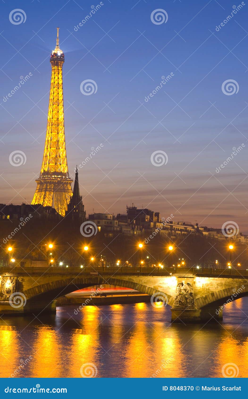 Seine River and Eiffel Tower Editorial Image - Image of river, dusk ... Seine River and Eiffel Tower Editorial Image - Image of river, dusk ...
