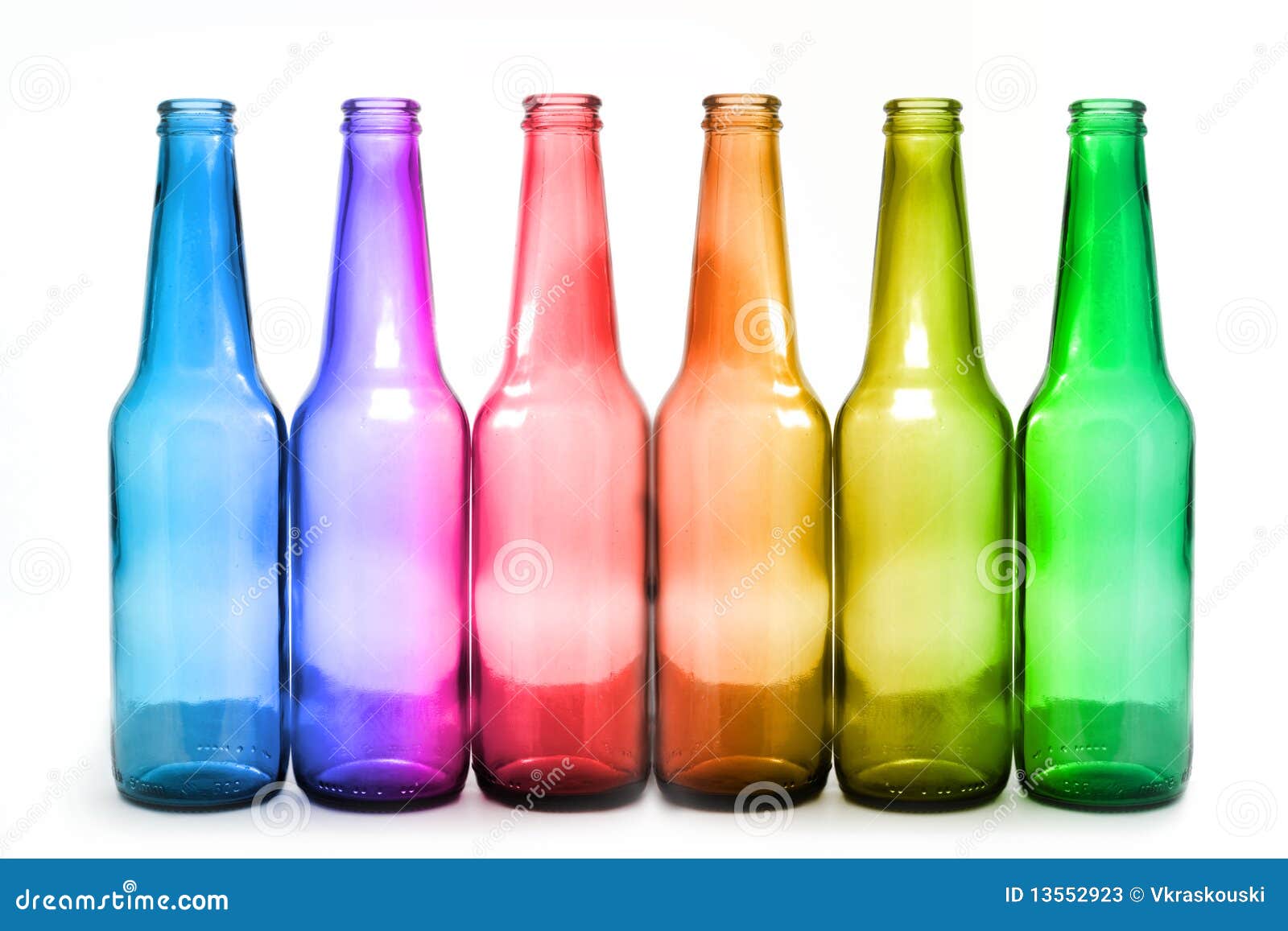 Seis botellas imagen de archivo. Imagen de corcho, cerveza - 13552923