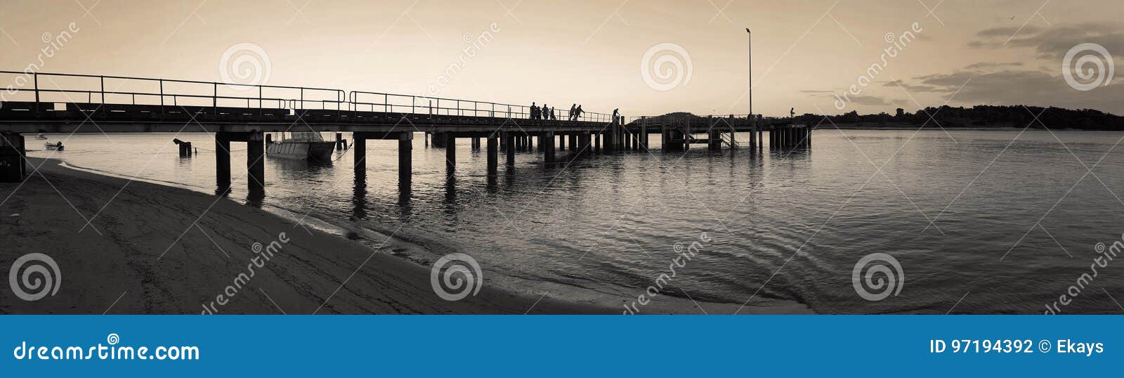 Seisia Jetty Cape York stock photo. Image of vibrant - 97194392