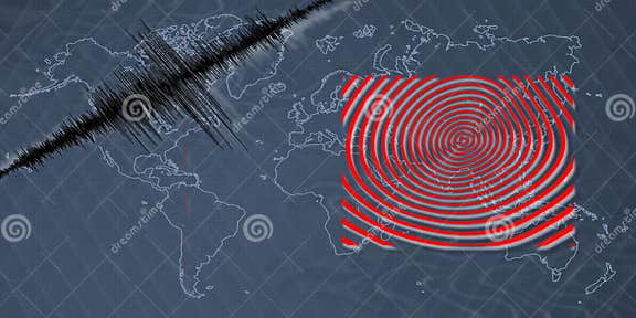 Seismic Activity Earthquake Colorado Map Stock Illustration ...