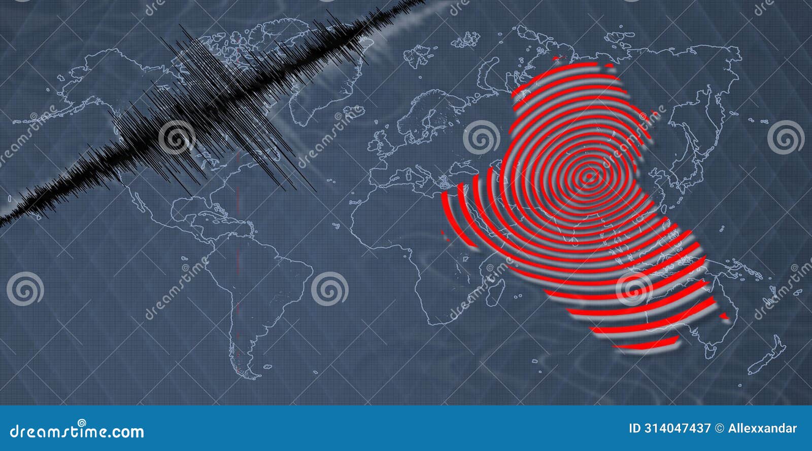 Seismic Activity Earthquake Iraq Map Stock Illustration - Illustration ...