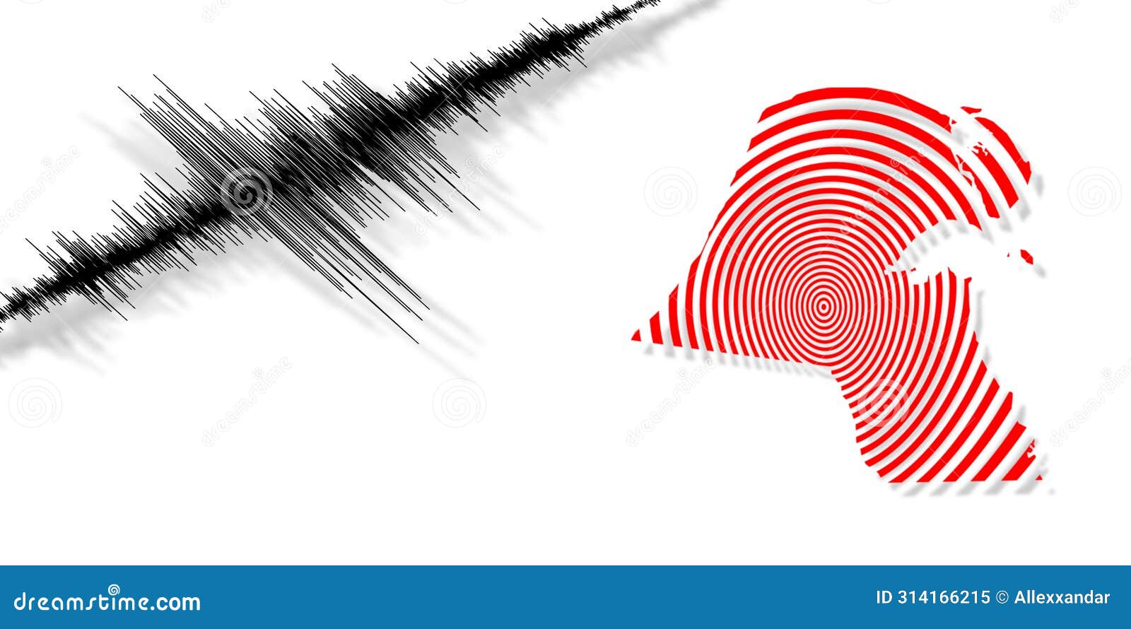 Seismic Activity Earthquake Kuwait Map Stock Illustration ...