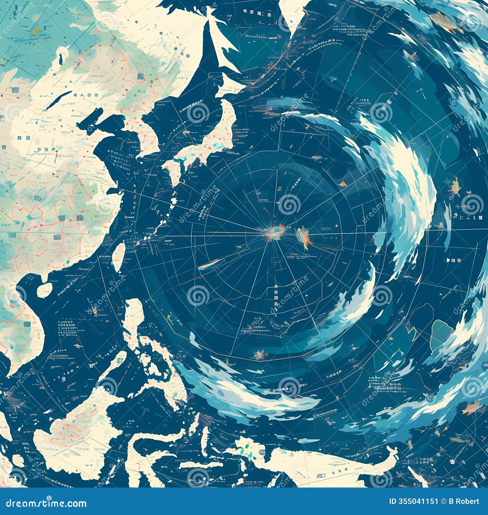 Seismic Activity Map stock illustration. Illustration of emergency ...