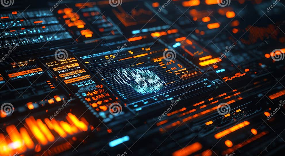 Seismic Data from an Earthquake is Displayed on a Computer Screen Using ...