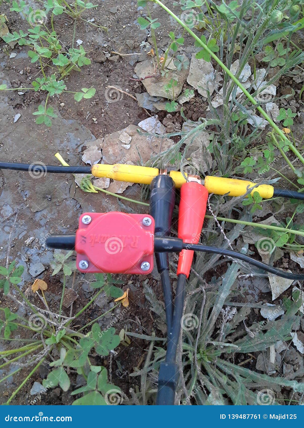 Seismic Geophone With Cables And Switches Stock Photo | CartoonDealer ...