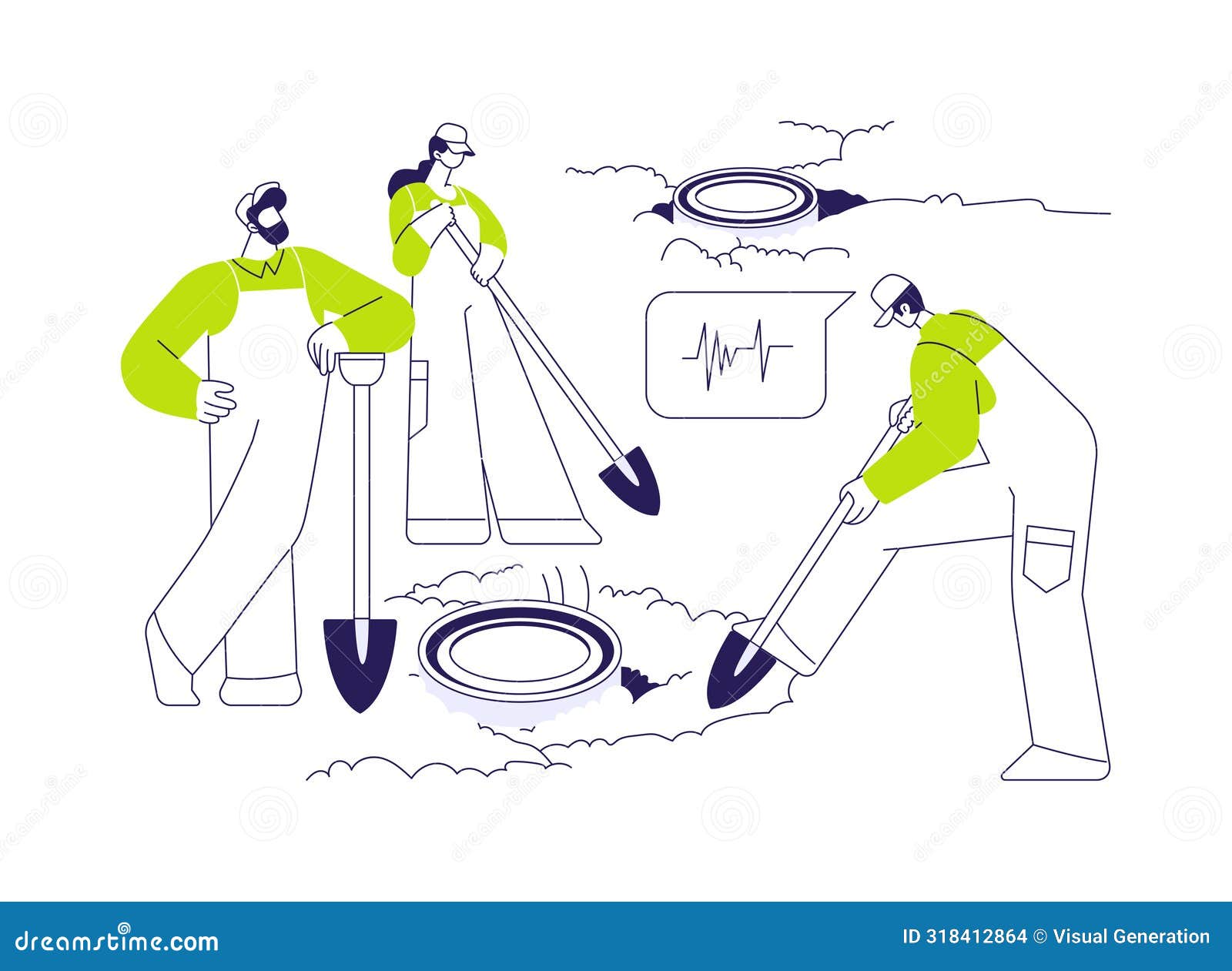Seismic Sensors Abstract Concept Vector Illustration. | CartoonDealer ...
