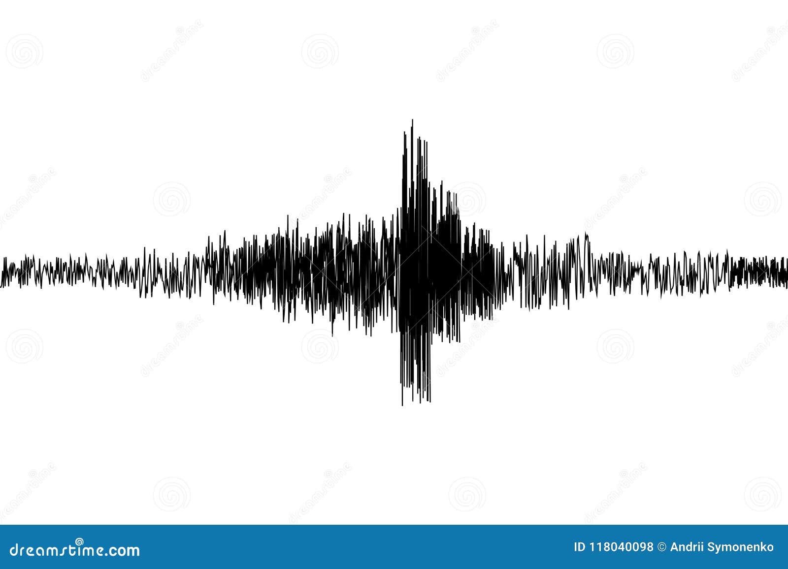 SeismogramSeismic, Earthquake Activity Record. Vector Illustration ...