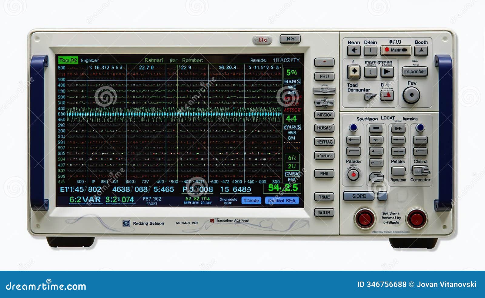 Seismograph Readings Showing Earthquake Waves With A Central Red ...