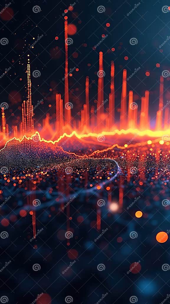Seismograph Displaying Vivid Earthquake Data with Colorful Precision ...