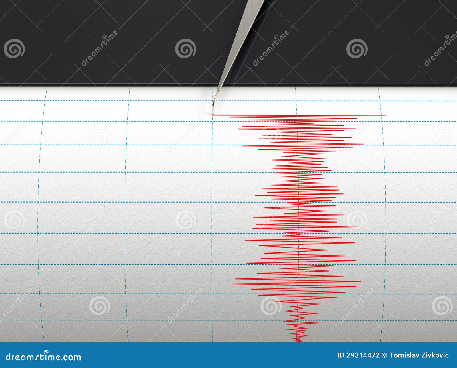 Seismograph Or Seismometer, Geodetic Device, Seismic And Earthquake ...