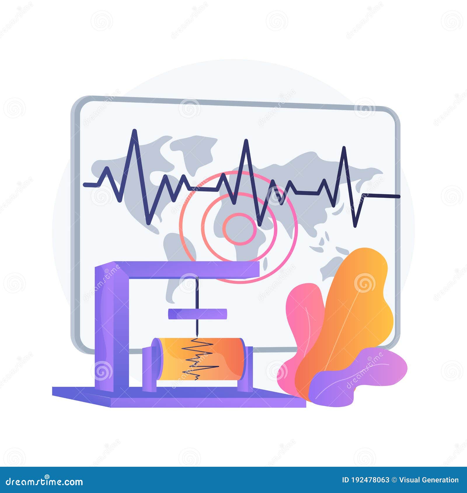 Seismology Abstract Concept Vector Illustration. Stock Vector ...