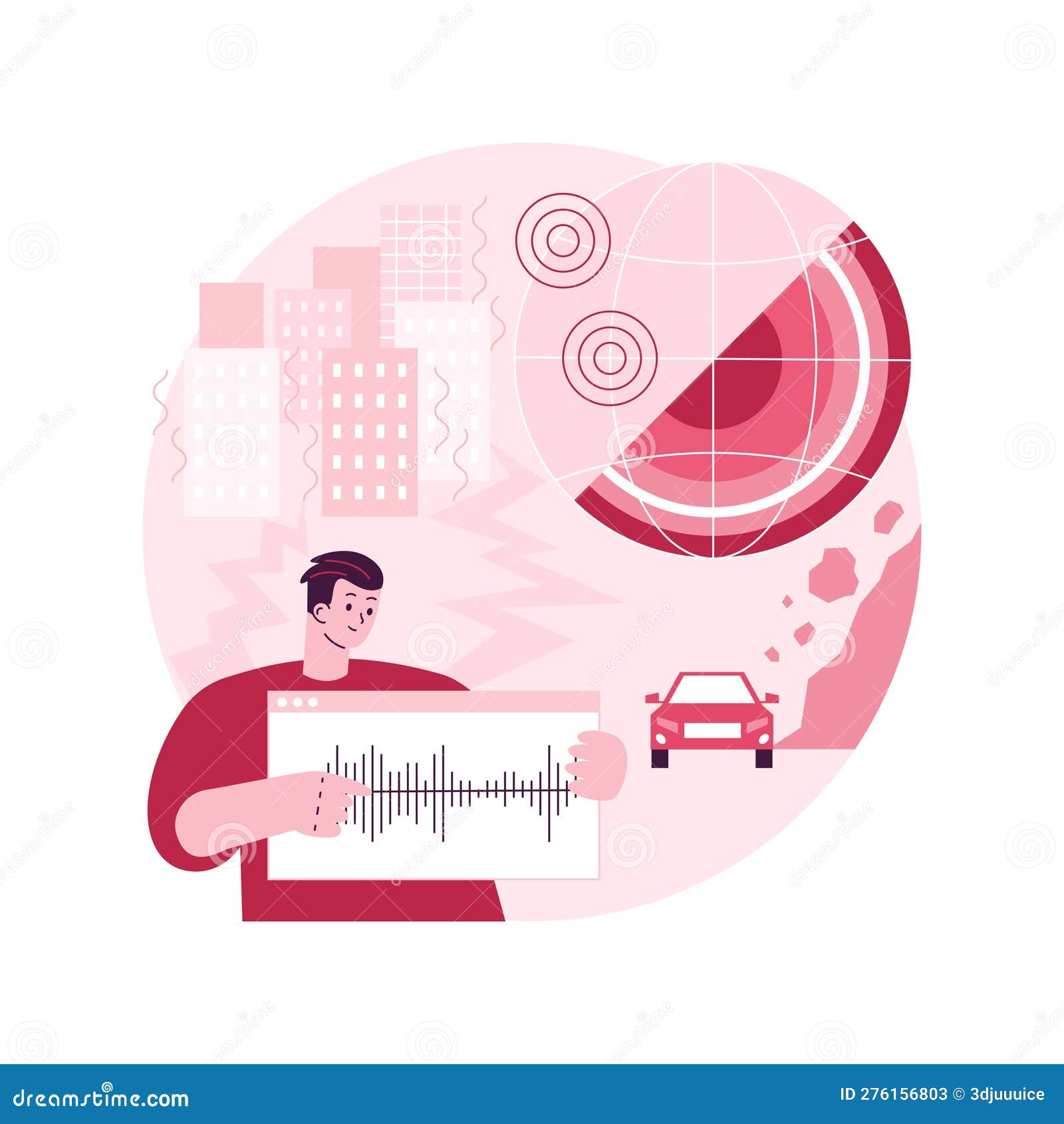 Seismology Abstract Concept Vector Illustration. Stock Vector ...