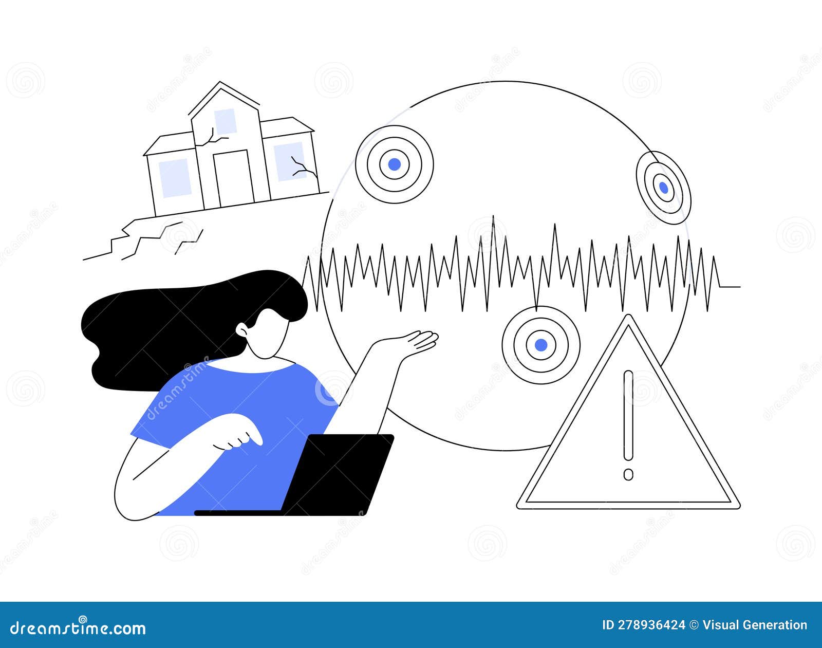 Seismology Abstract Concept Vector Illustration. Stock Illustration ...